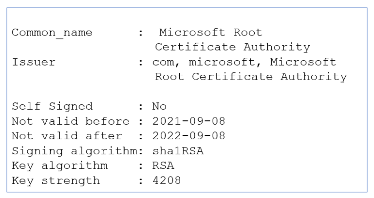 Fingerprint Certificates – Outside the stack